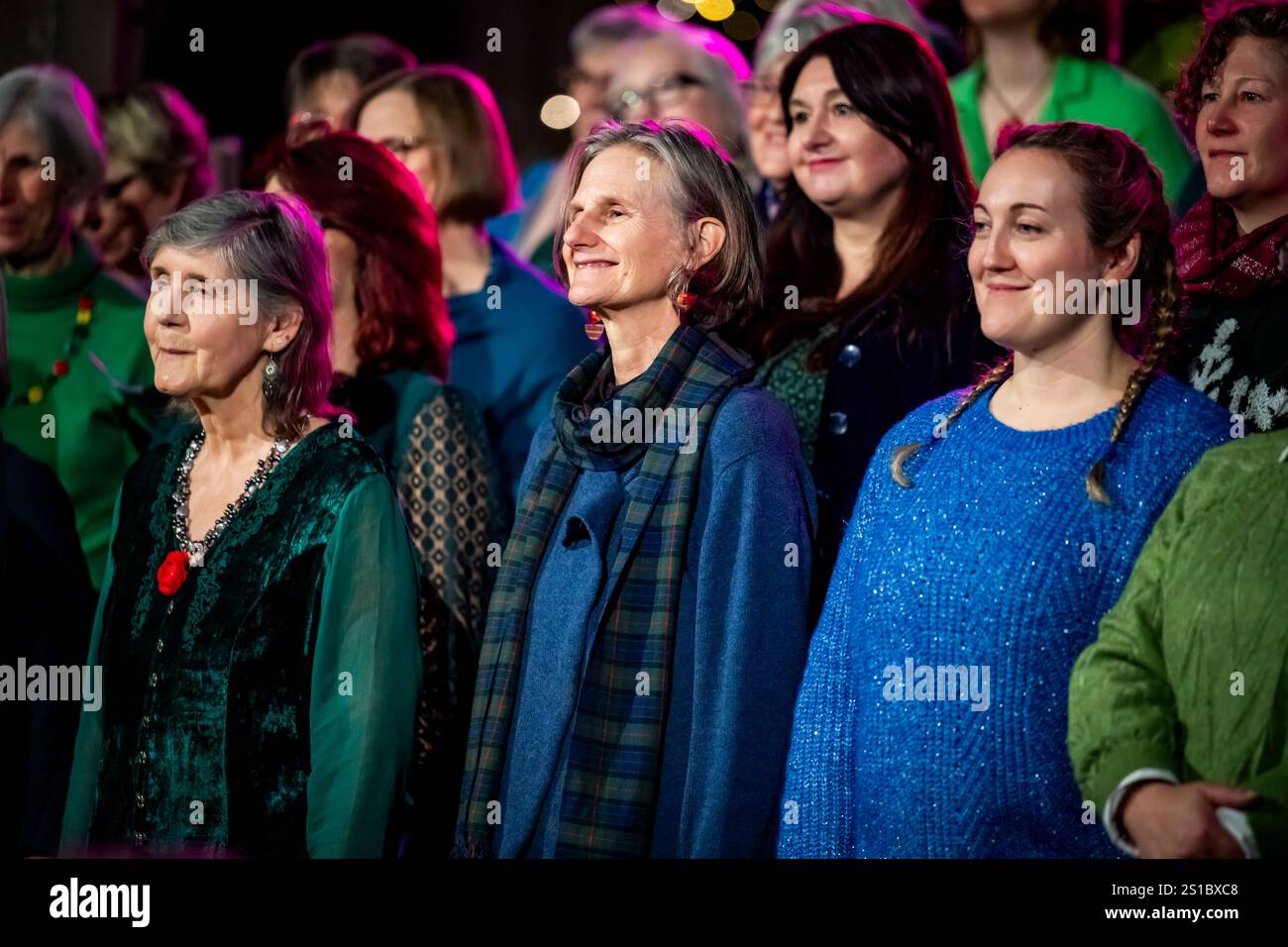 Edinburgh, Scotland. Wed 1 January 2025. Live performance of ‘Come Away ...