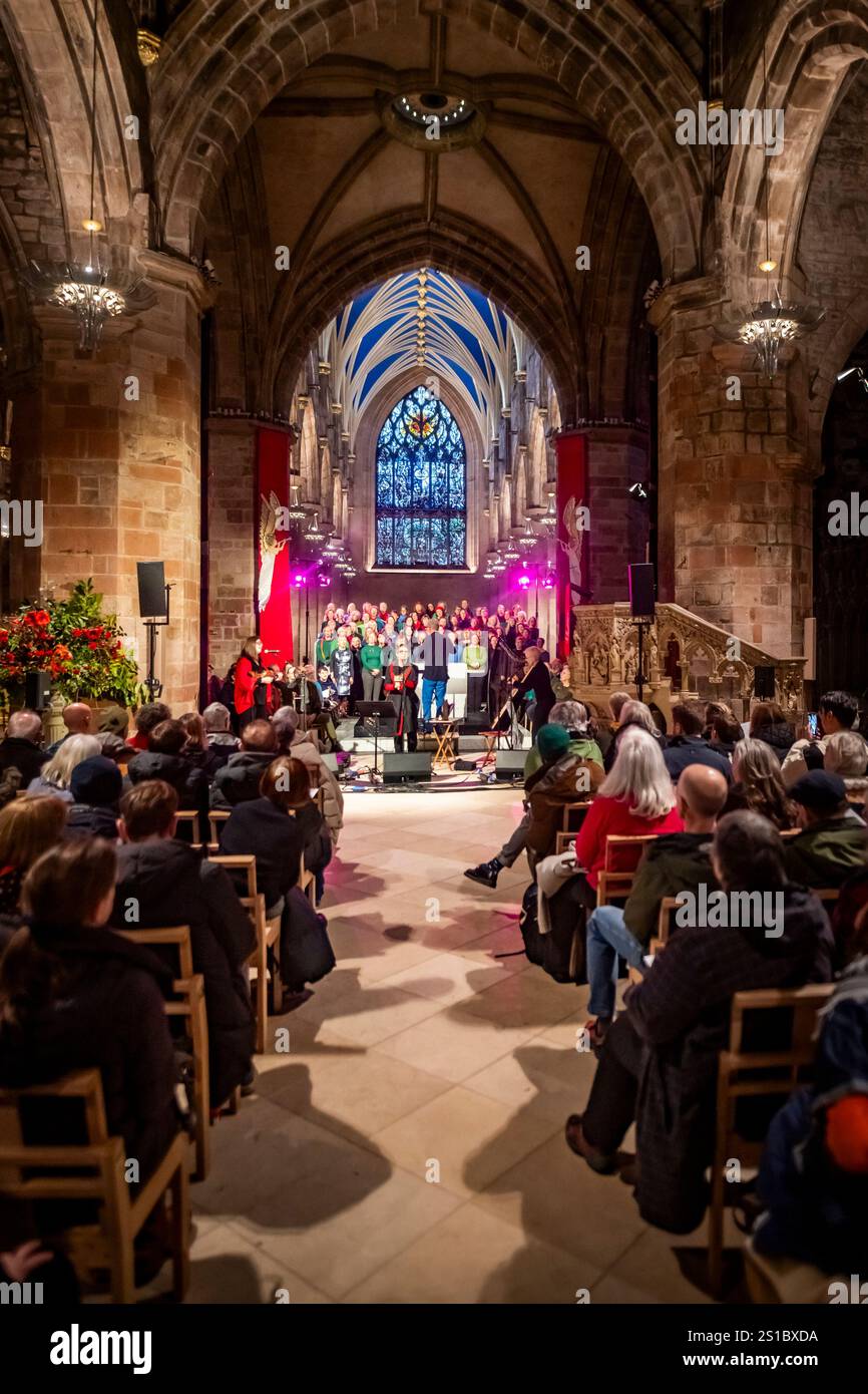 Edinburgh, Scotland. Wed 1 January 2025. Live performance of ‘Come Away ...