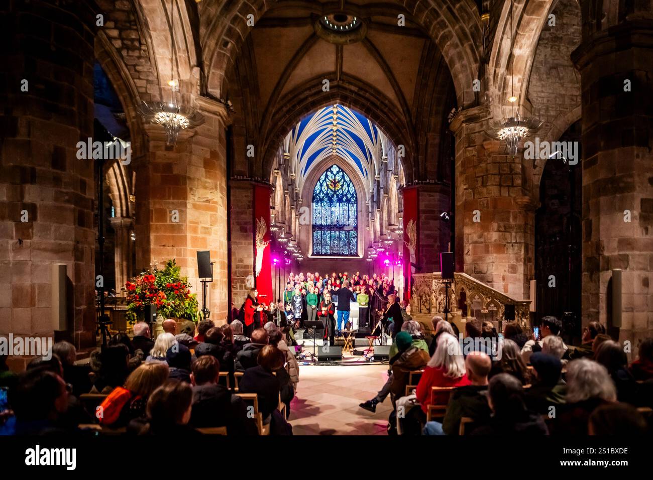 Edinburgh, Scotland. Wed 1 January 2025. Live performance of ‘Come Away ...