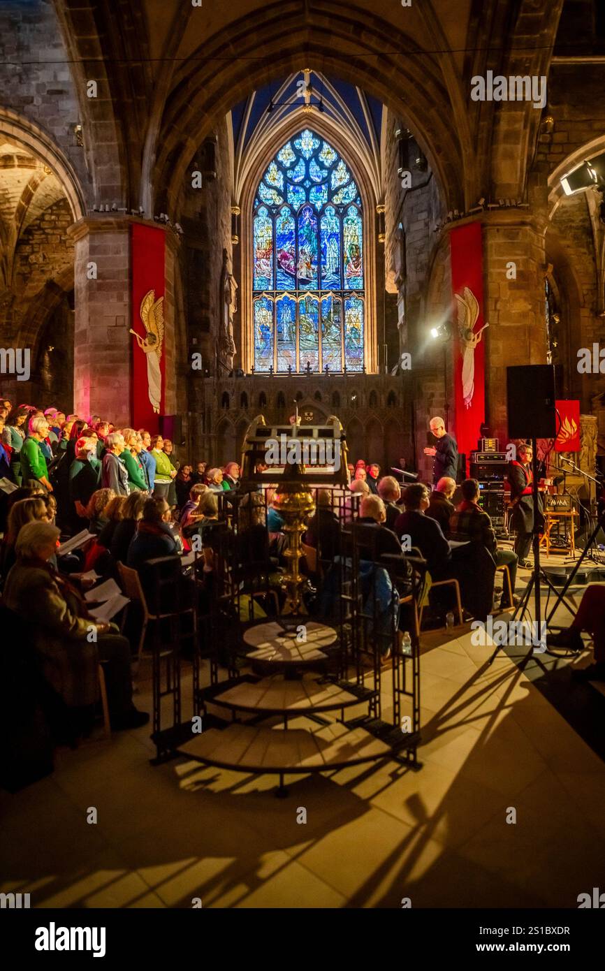 Edinburgh, Scotland. Wed 1 January 2025. Live performance of ‘Come Away ...