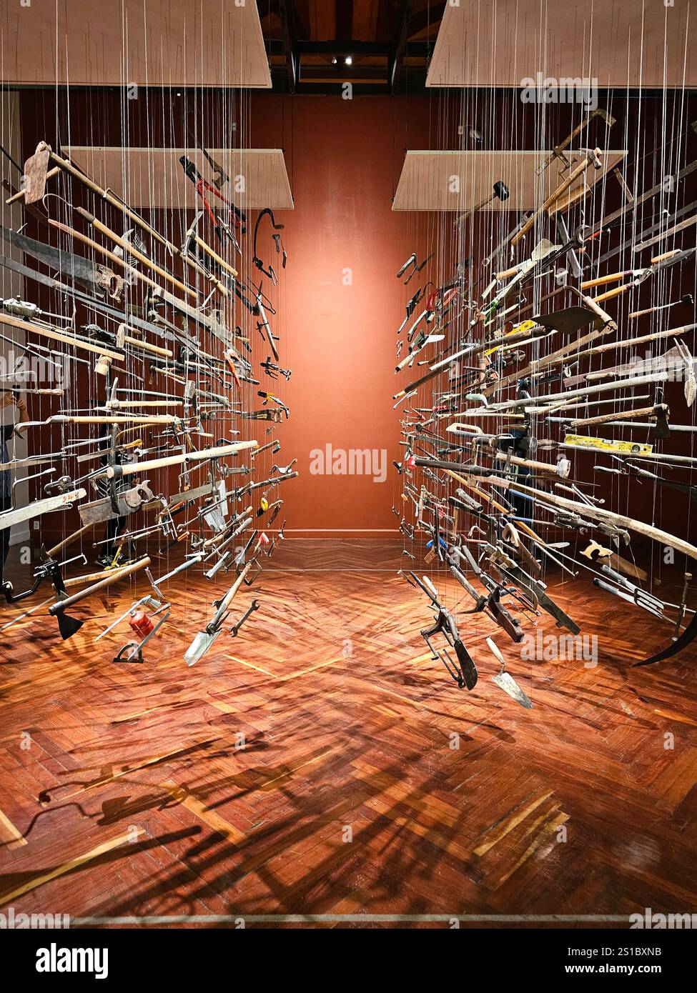 Mexico City, Mexico - Jul 12 2024: Exhibition "Demian Ortega: Pico y ...