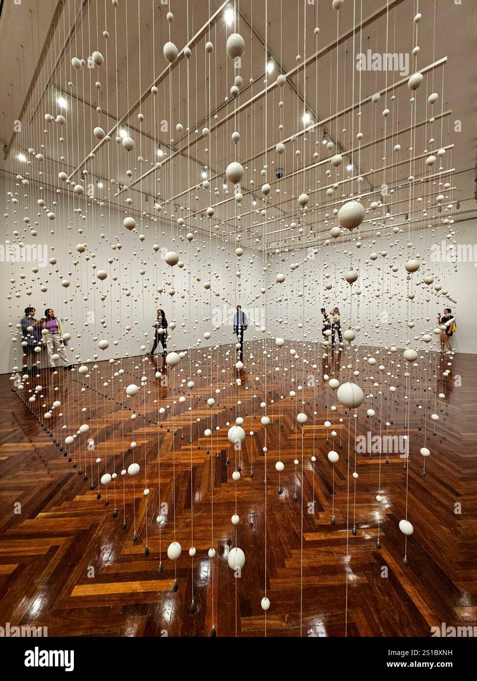 Mexico City, Mexico - Jul 12 2024: Exhibition "Demian Ortega: Pico y ...