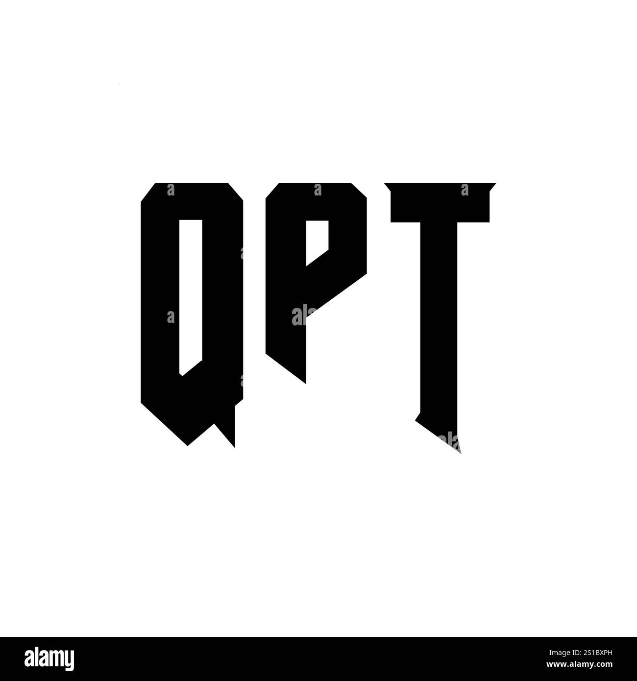 QPT letter logo design for technology company. QPT logo design black ...
