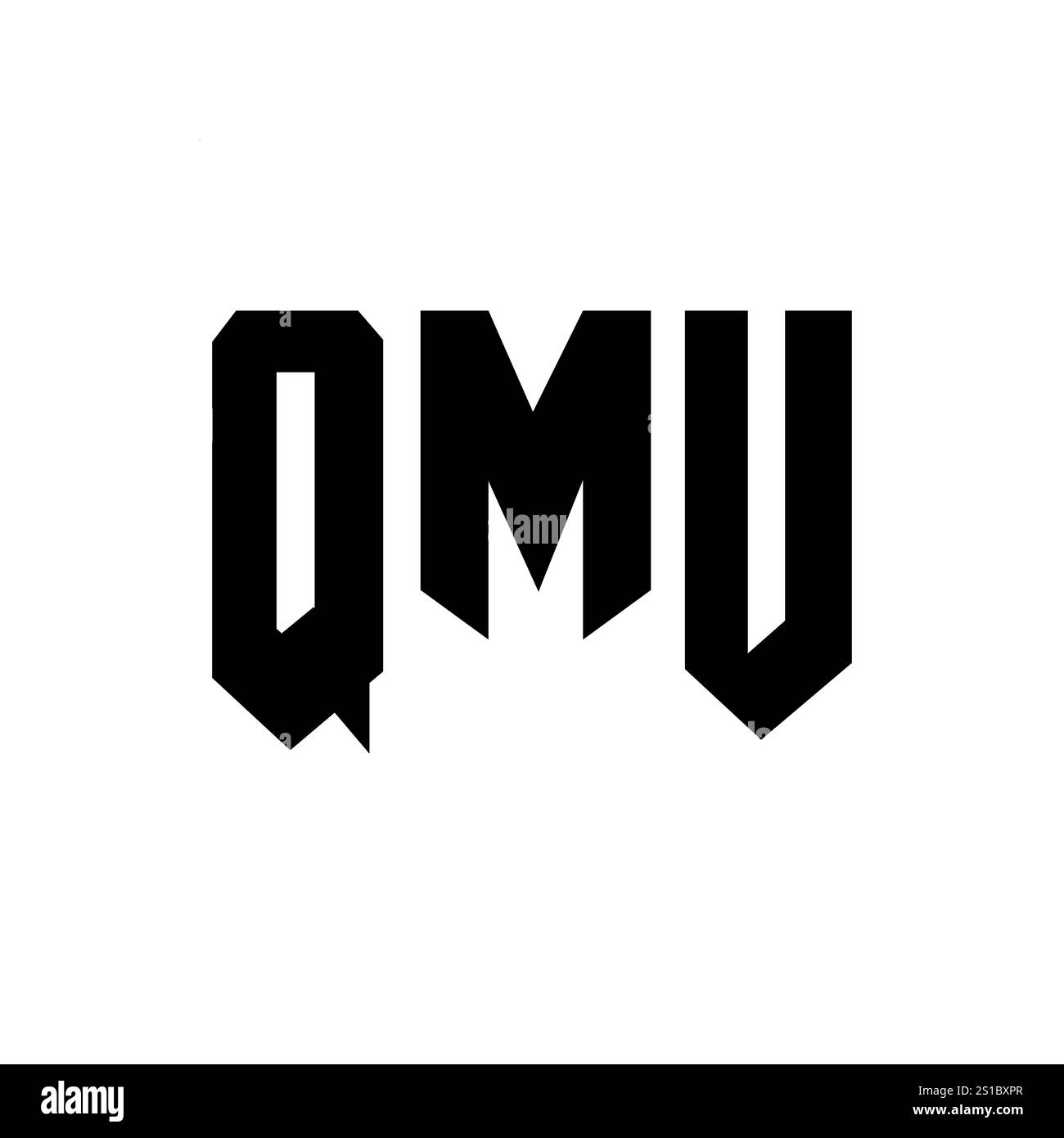 Qmu logo design hi-res stock photography and images - Alamy