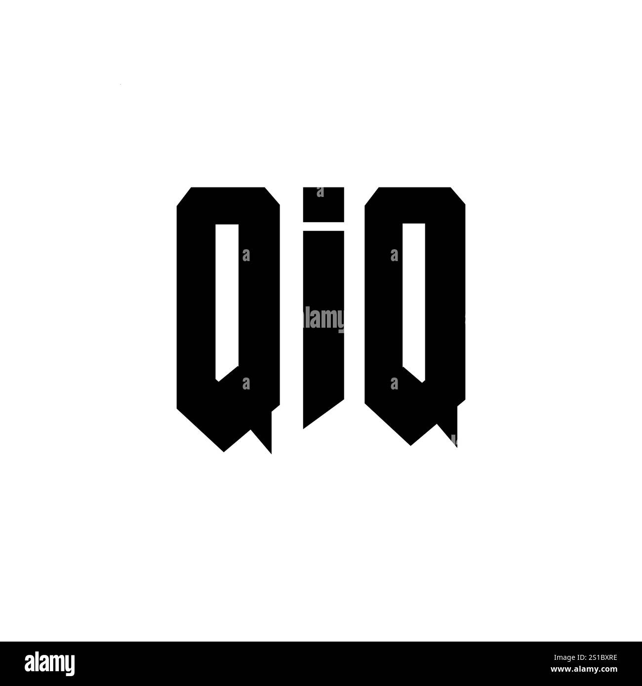 Qiq logo design hi-res stock photography and images - Alamy