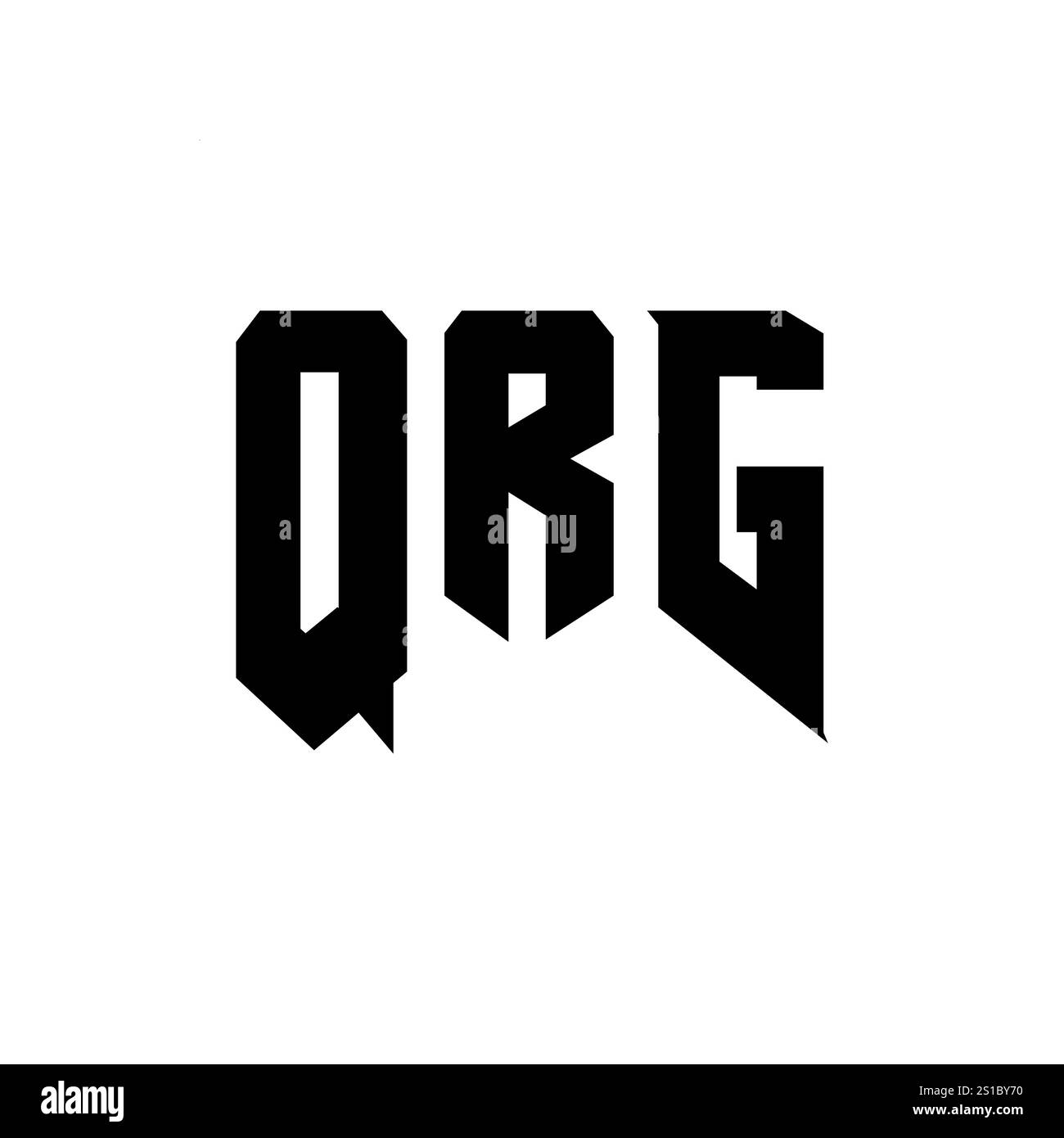 Qrg logo design hi-res stock photography and images - Alamy