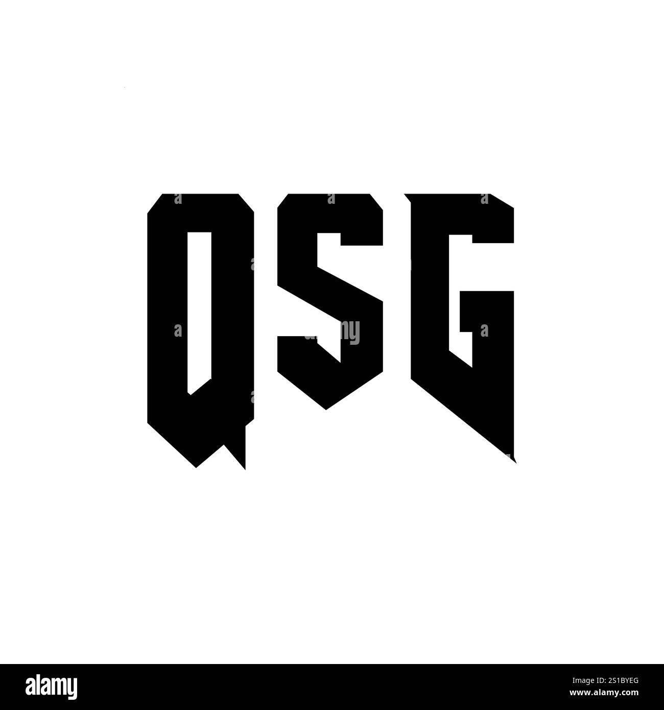 Qsg logo design hi-res stock photography and images - Alamy