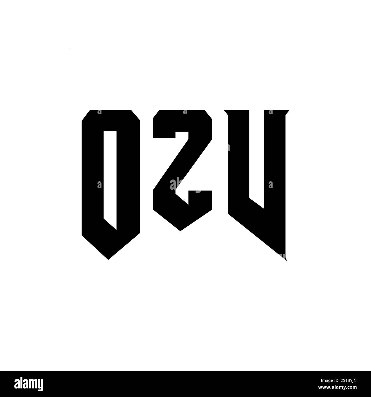 OZV letter logo design for technology company. OZV logo design black ...