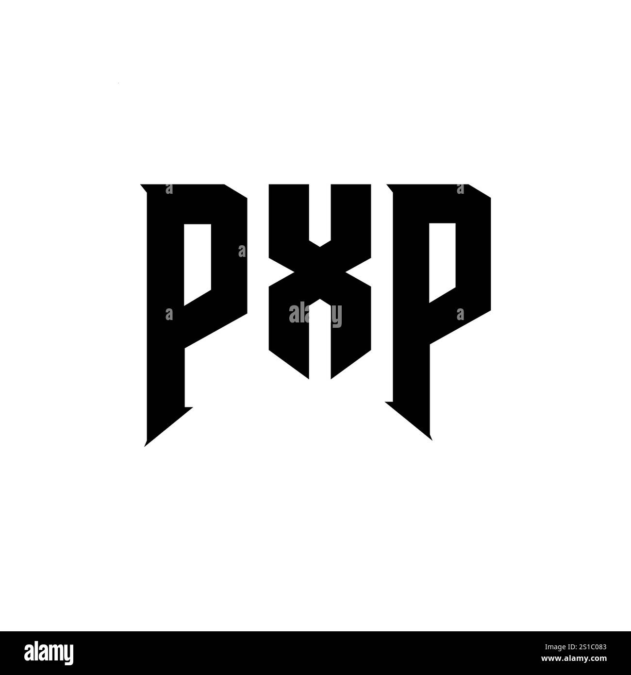 PXP letter logo design for technology company. PXP logo design black ...