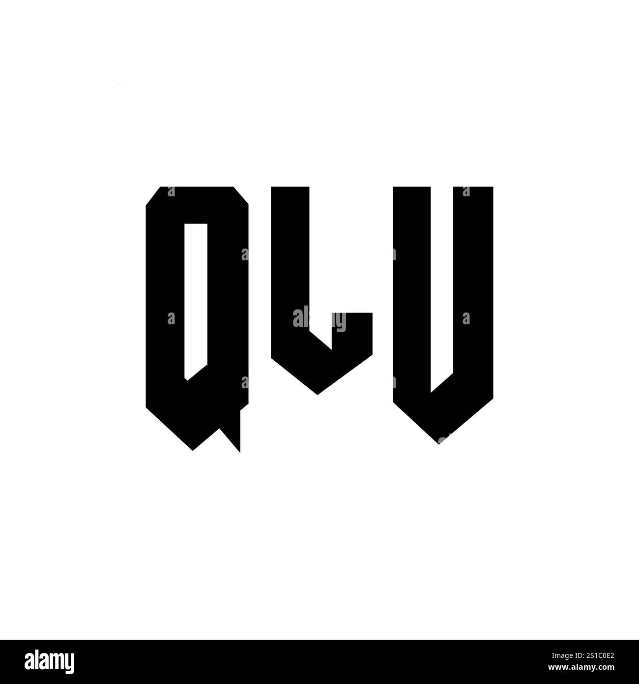 Qlu logo design hi-res stock photography and images - Alamy