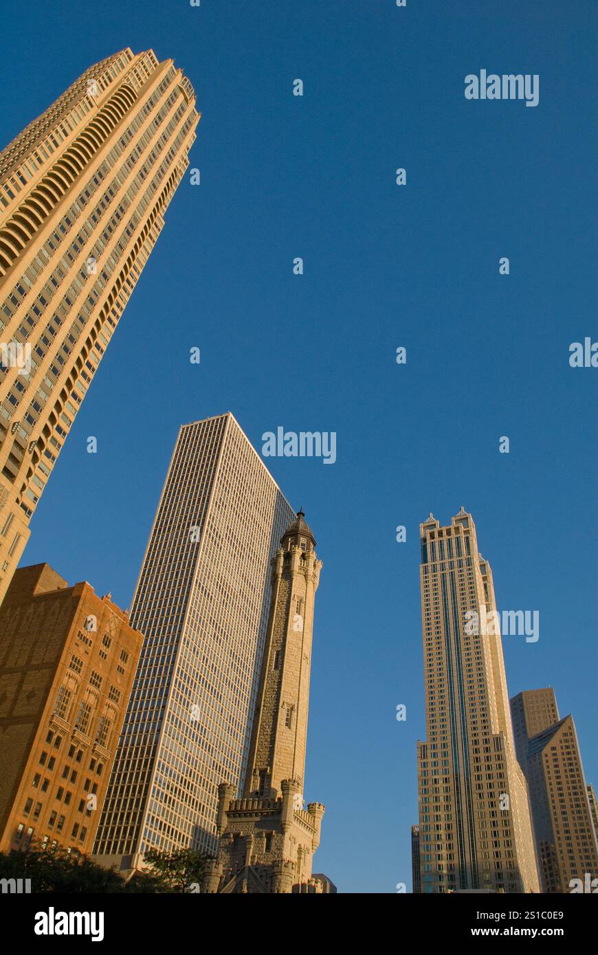 Old Chicago Water Tower, was built 1869 and survived the Great Chicago ...