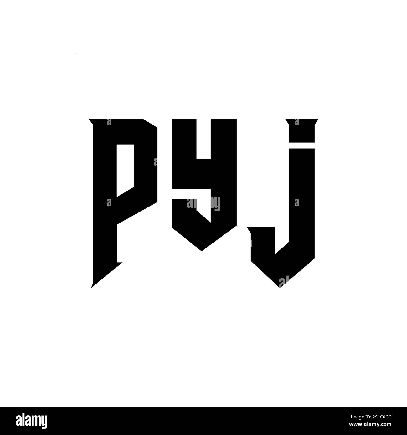 Pyj logo design hi-res stock photography and images - Alamy