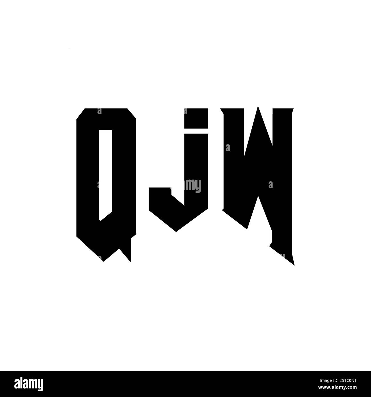 Qjw logo design hi-res stock photography and images - Alamy