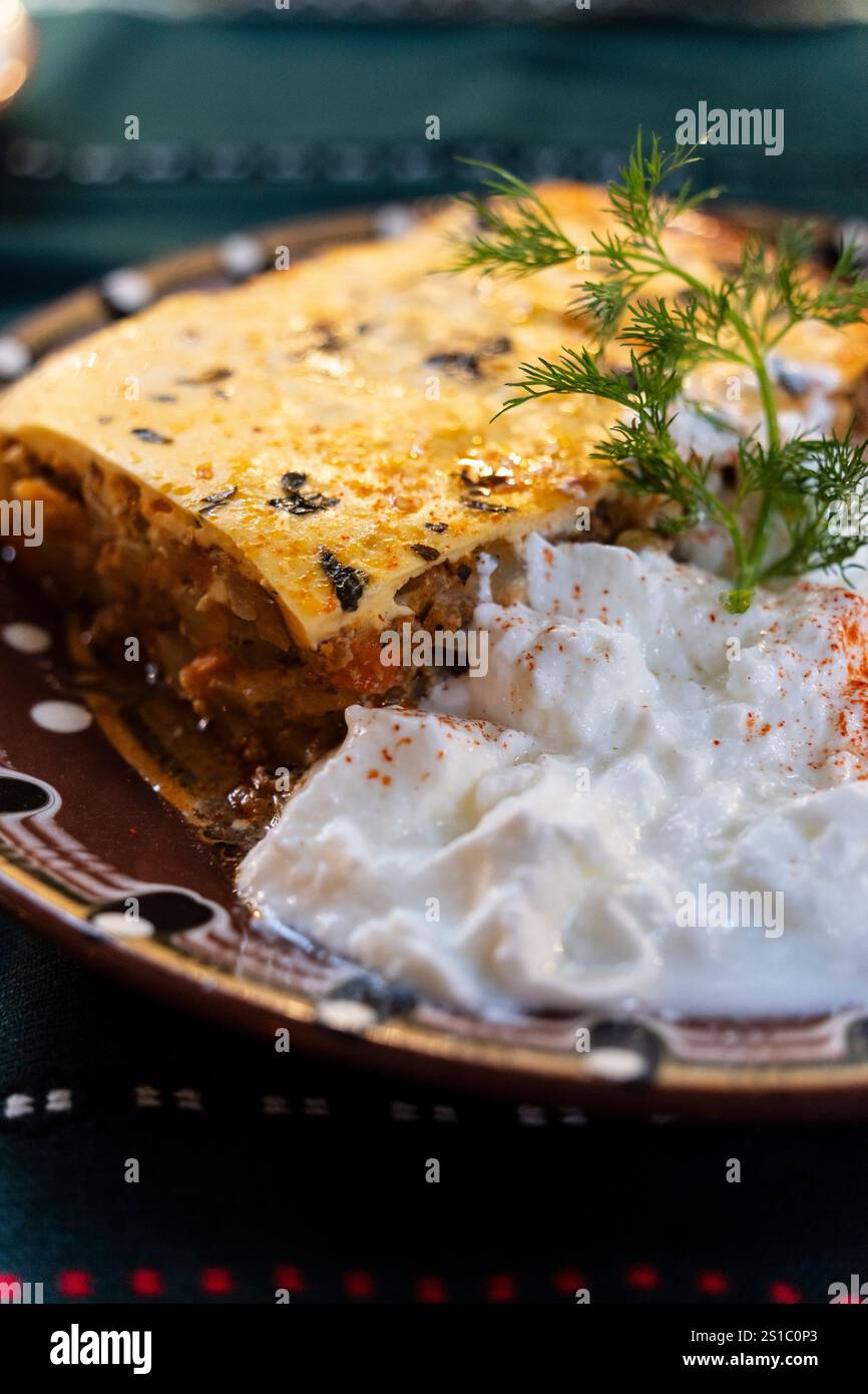 Bulgarian potato moussaka with yogurt, Manastirska Magernitsa ...