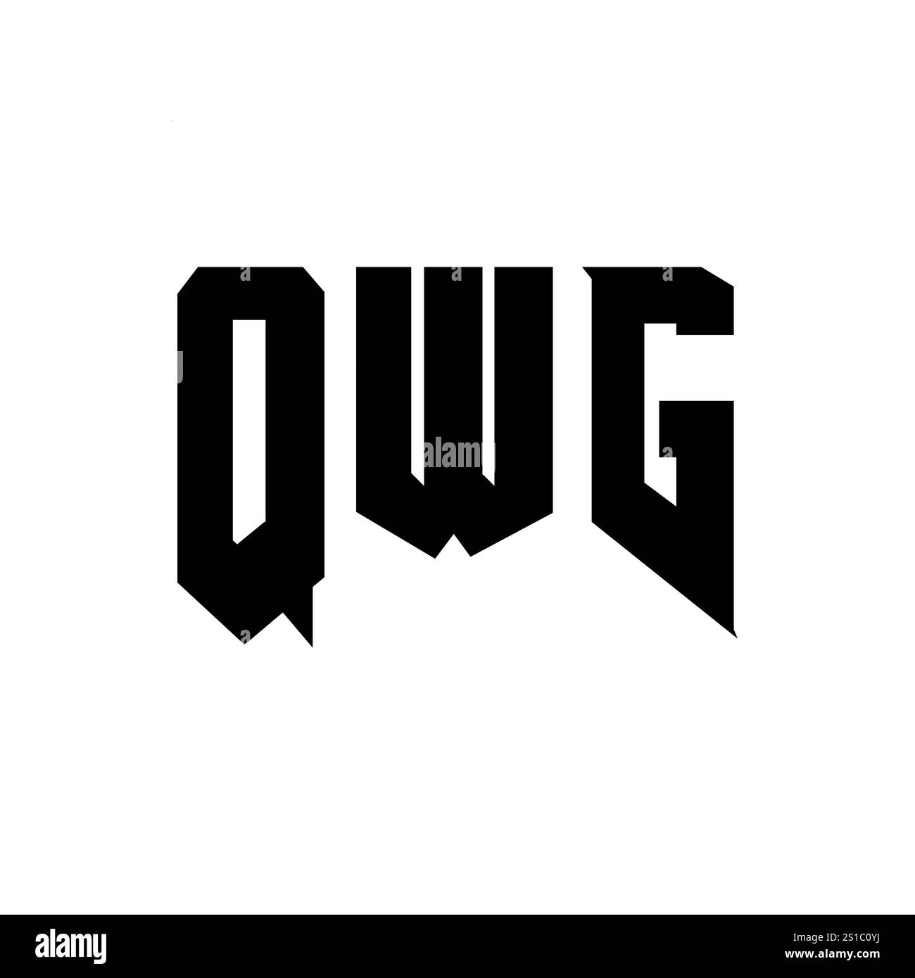 Qwg logo design hi-res stock photography and images - Alamy