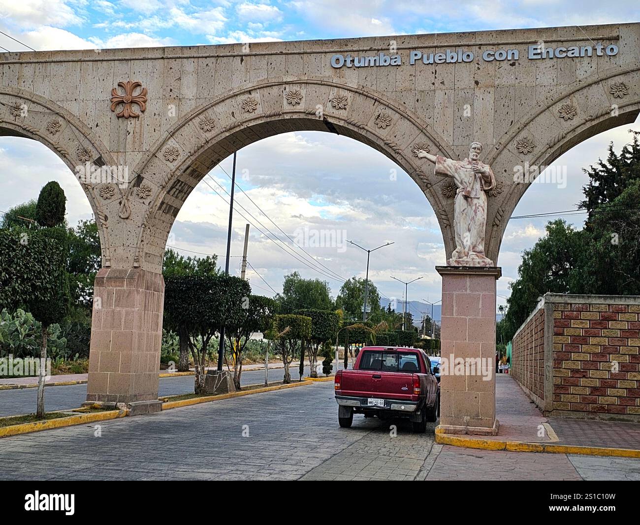 Otumba, Edomex, Mexico - Feb 14 2024: Otumba, magical town in the state ...