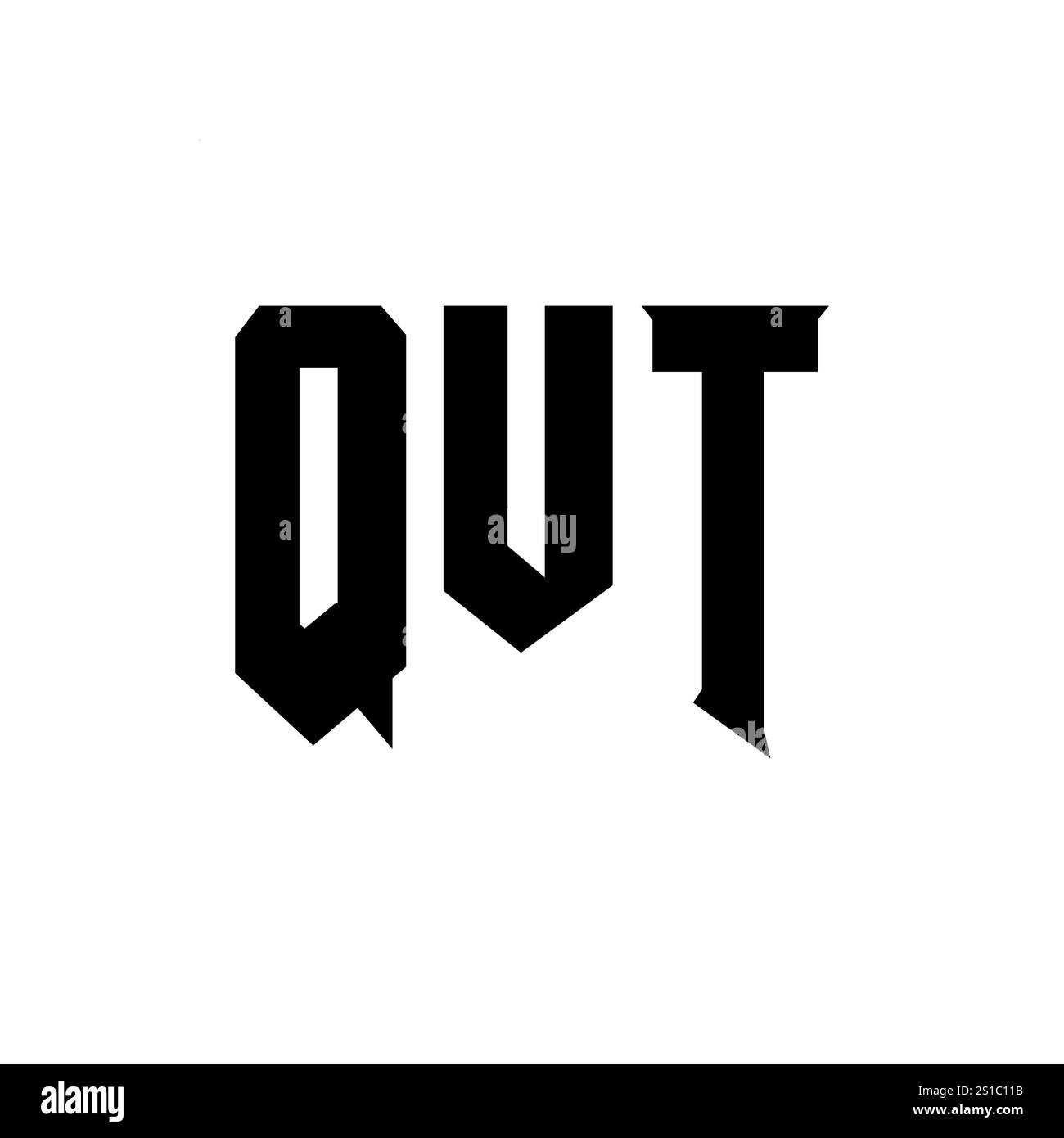 Qut minimalist logo hi-res stock photography and images - Alamy