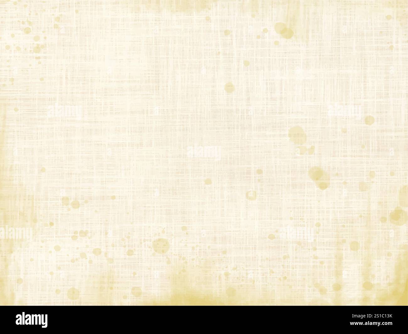 Beige subdued color burlap with stain marks, cotton fabric texture ...