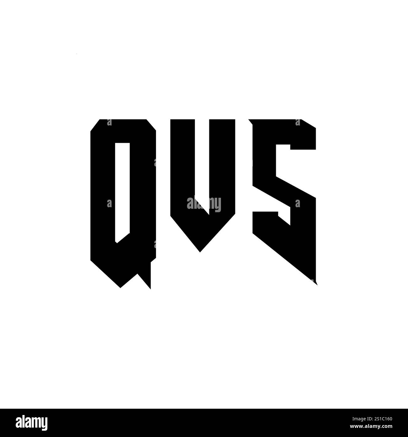 Qvs logo design Stock Vector Images - Alamy