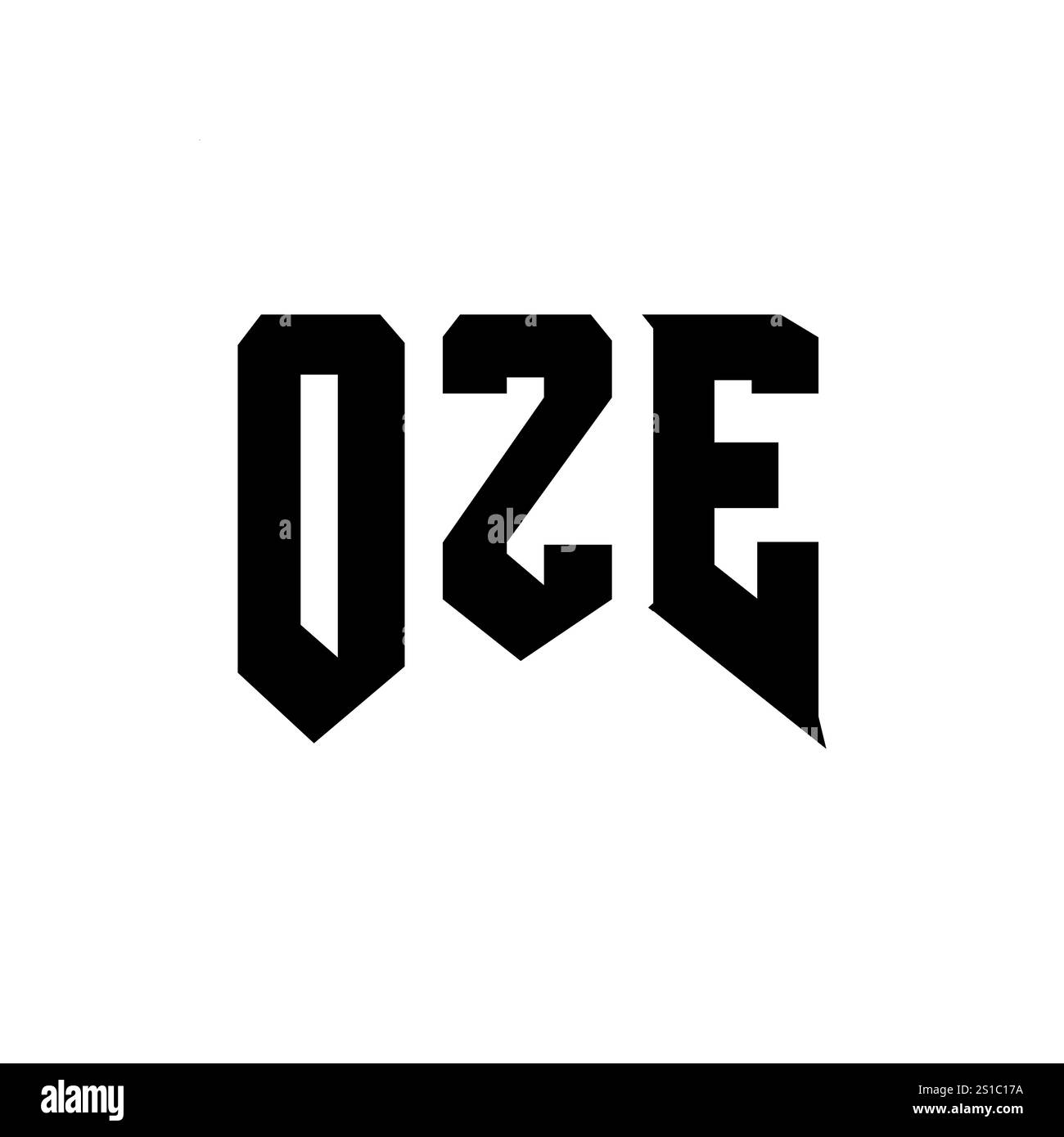 Oze logo design Stock Vector Images - Alamy