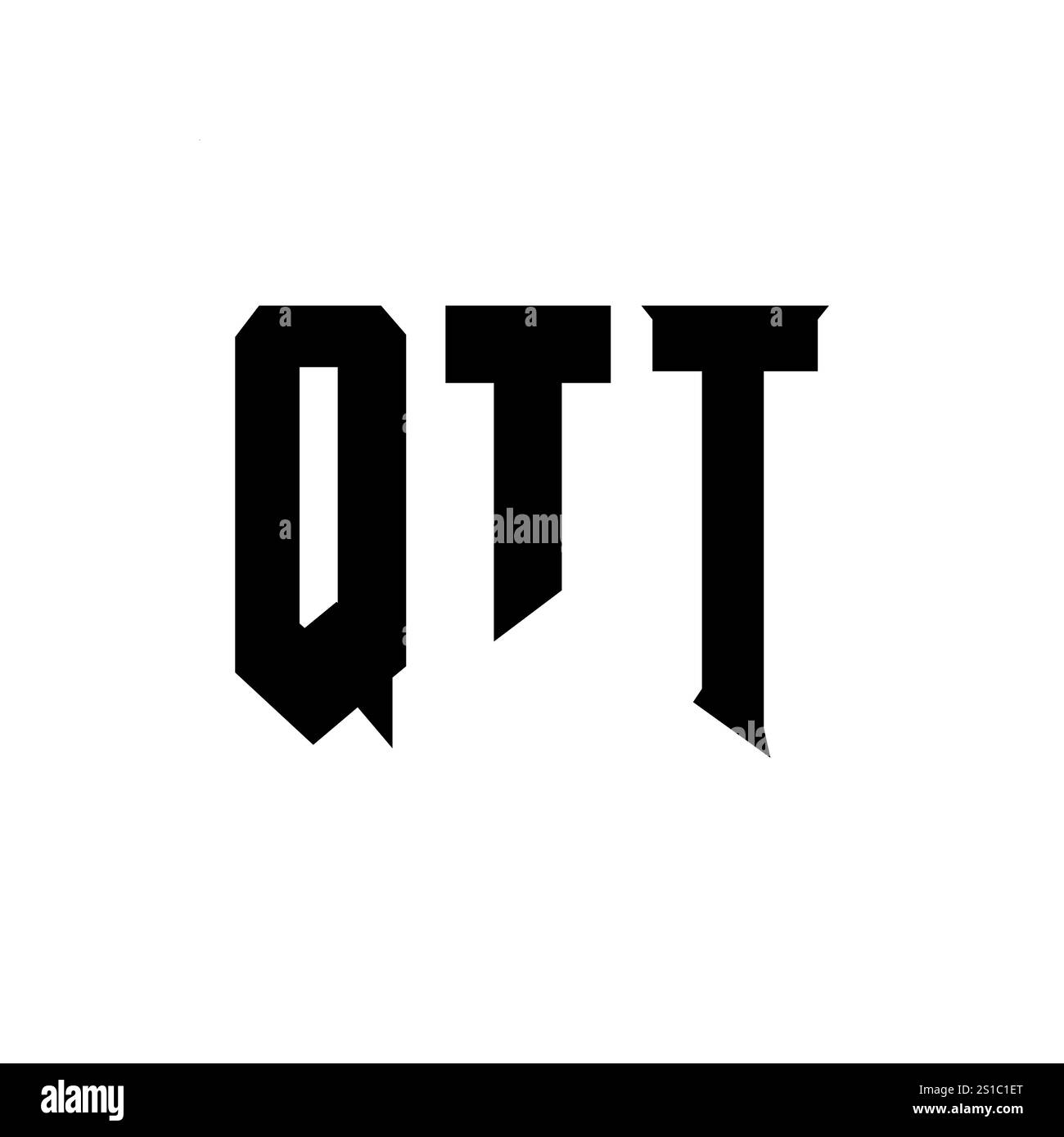 Qtt font Black and White Stock Photos & Images - Alamy