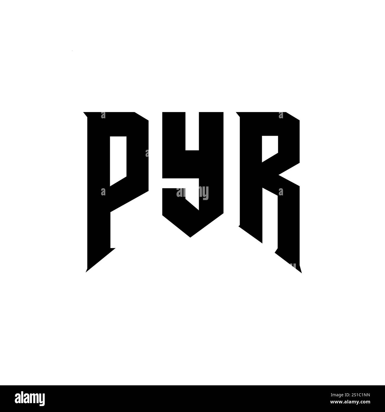 Pyr logo design Black and White Stock Photos & Images - Alamy