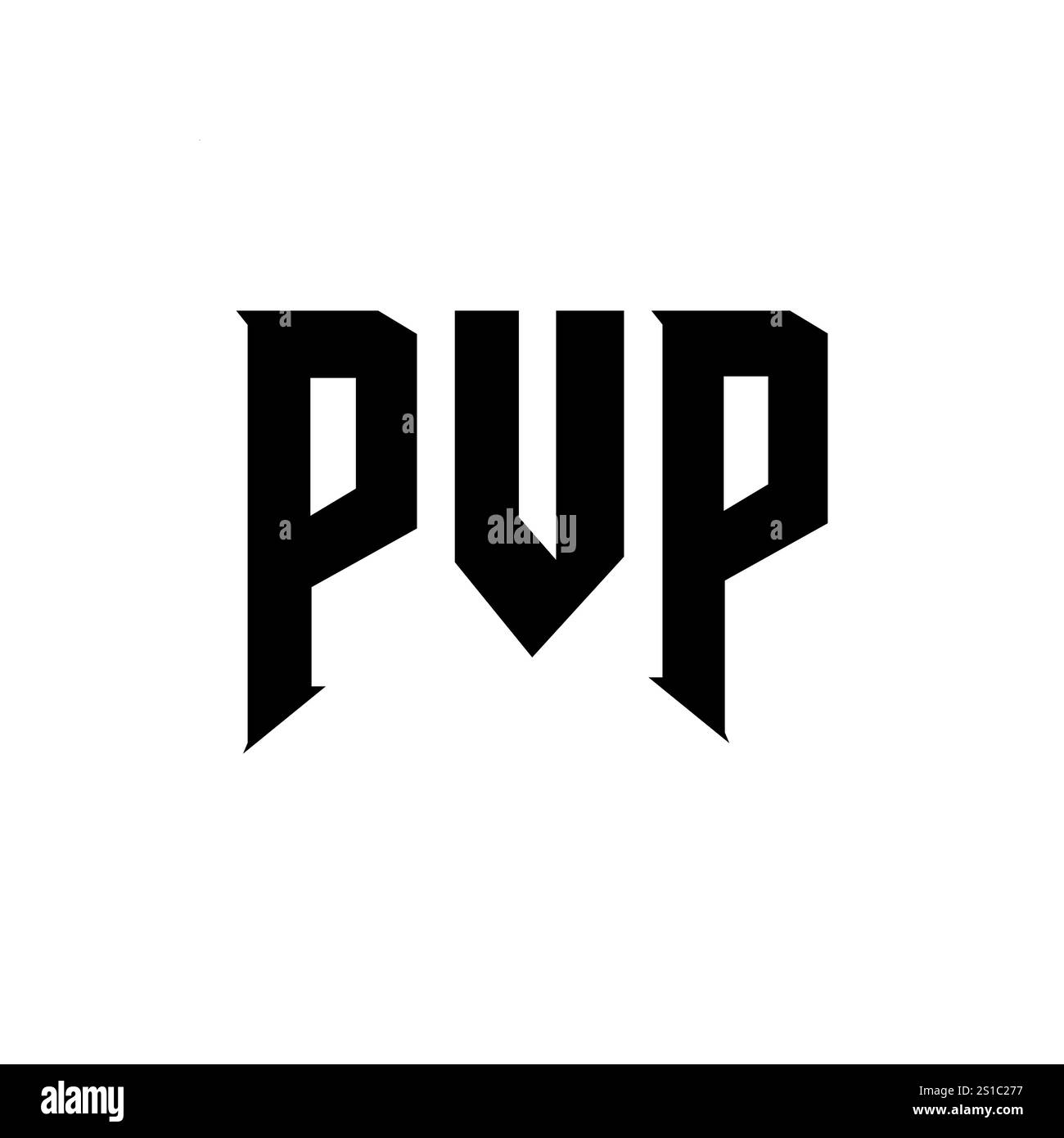 Pvp logo design hi-res stock photography and images - Alamy
