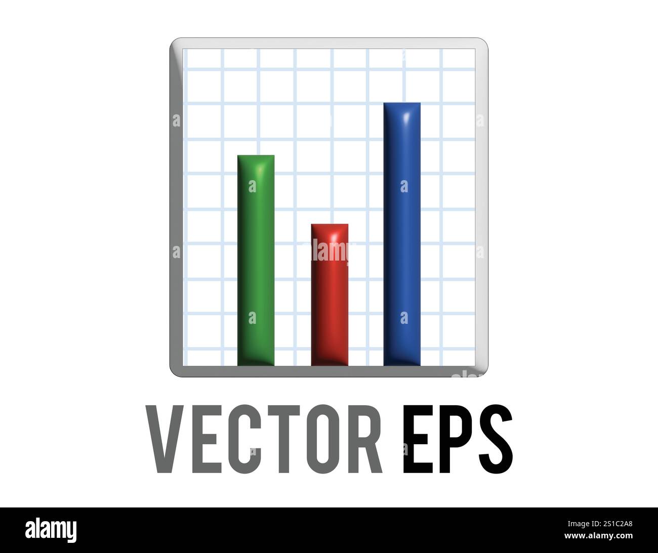 Bar chart icon showing Cut Out Stock Images & Pictures - Alamy