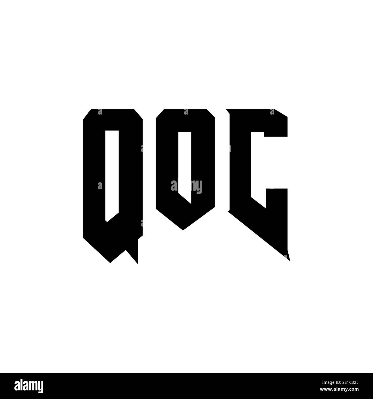 Qoc logo design hi-res stock photography and images - Alamy