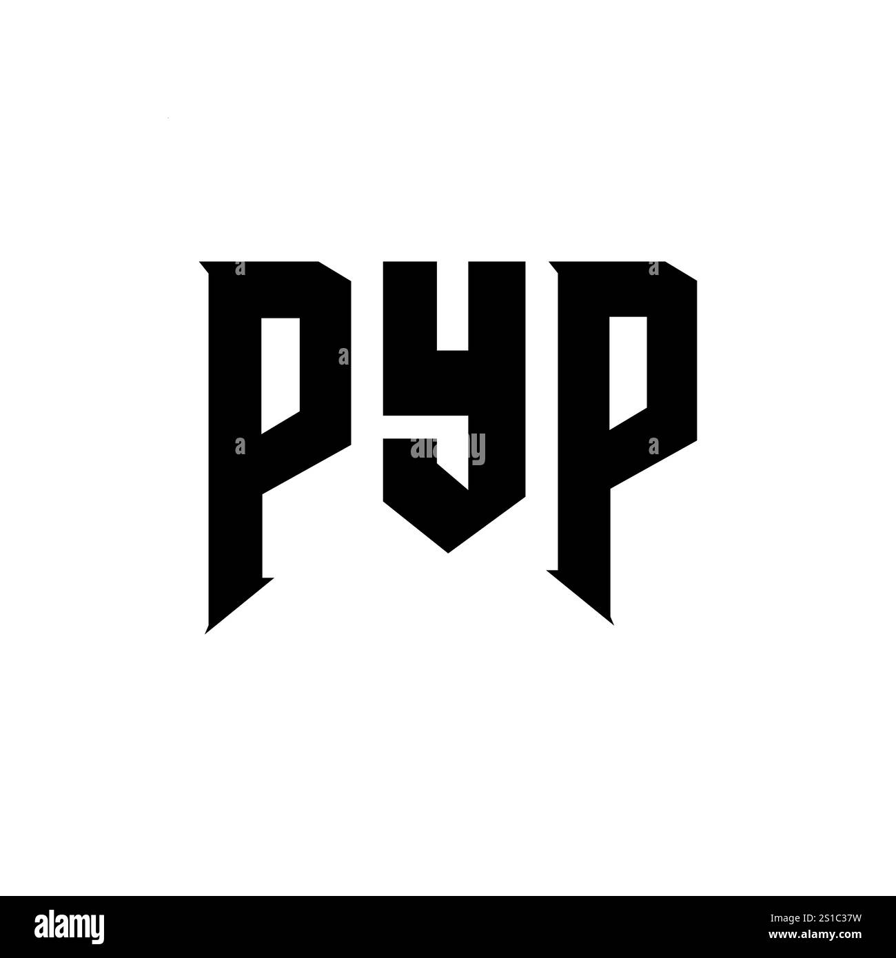 Pyp logo design hi-res stock photography and images - Alamy