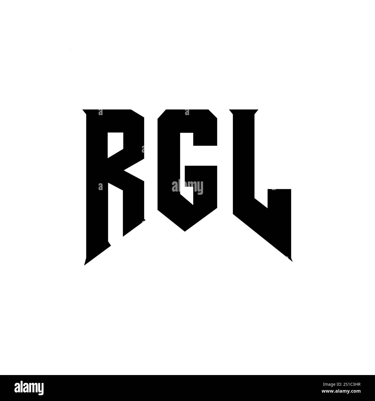 Rgl logo design Black and White Stock Photos & Images - Alamy