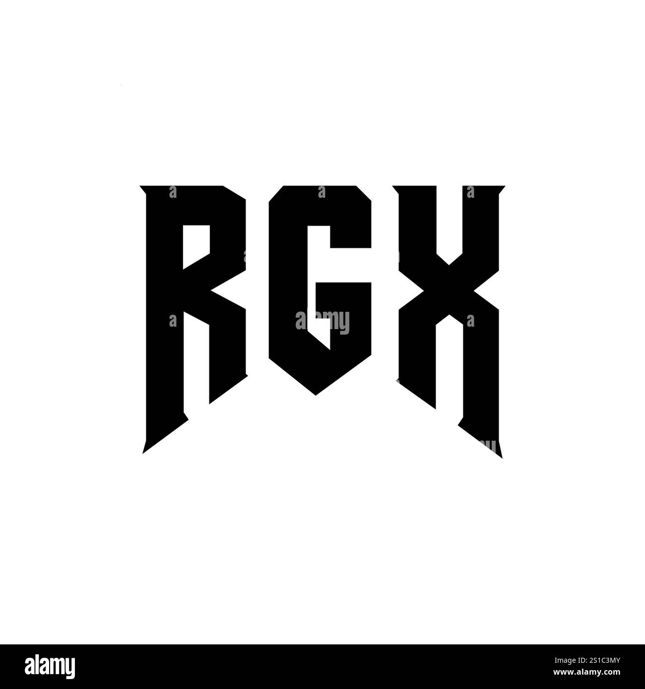 Rgx logo design hi-res stock photography and images - Alamy