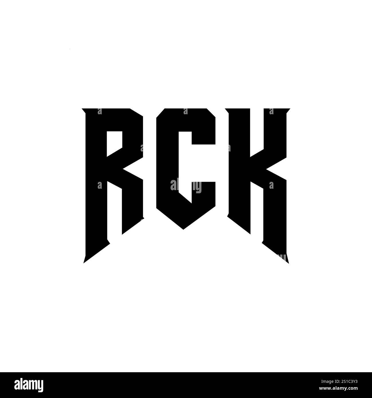 Rck logo design hi-res stock photography and images - Alamy