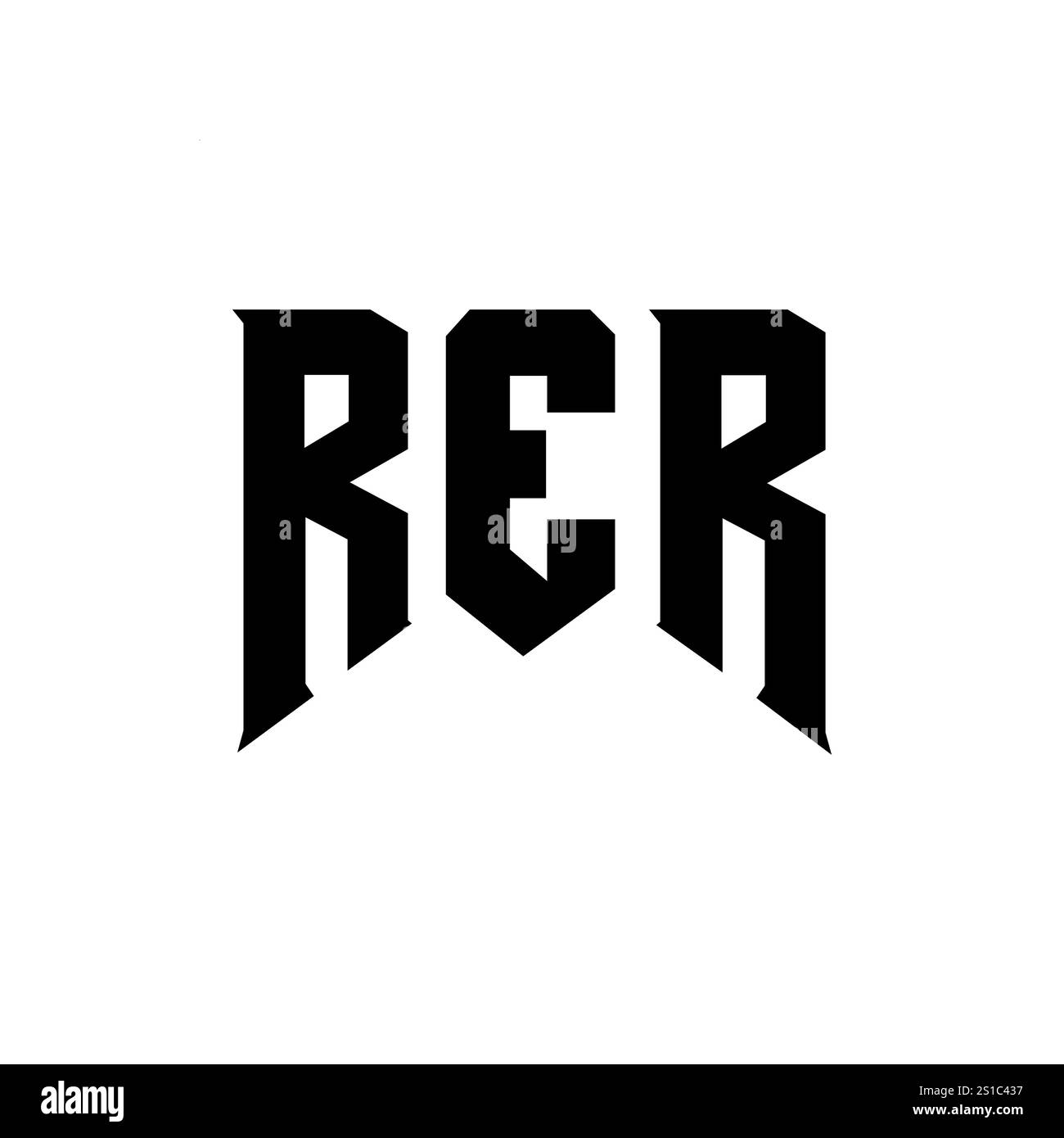 Rer logo design Cut Out Stock Images & Pictures - Alamy