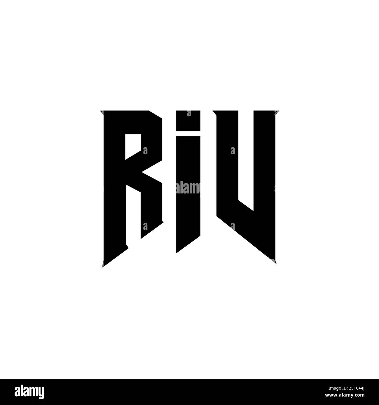 RIV letter logo design for technology company. RIV logo design black ...