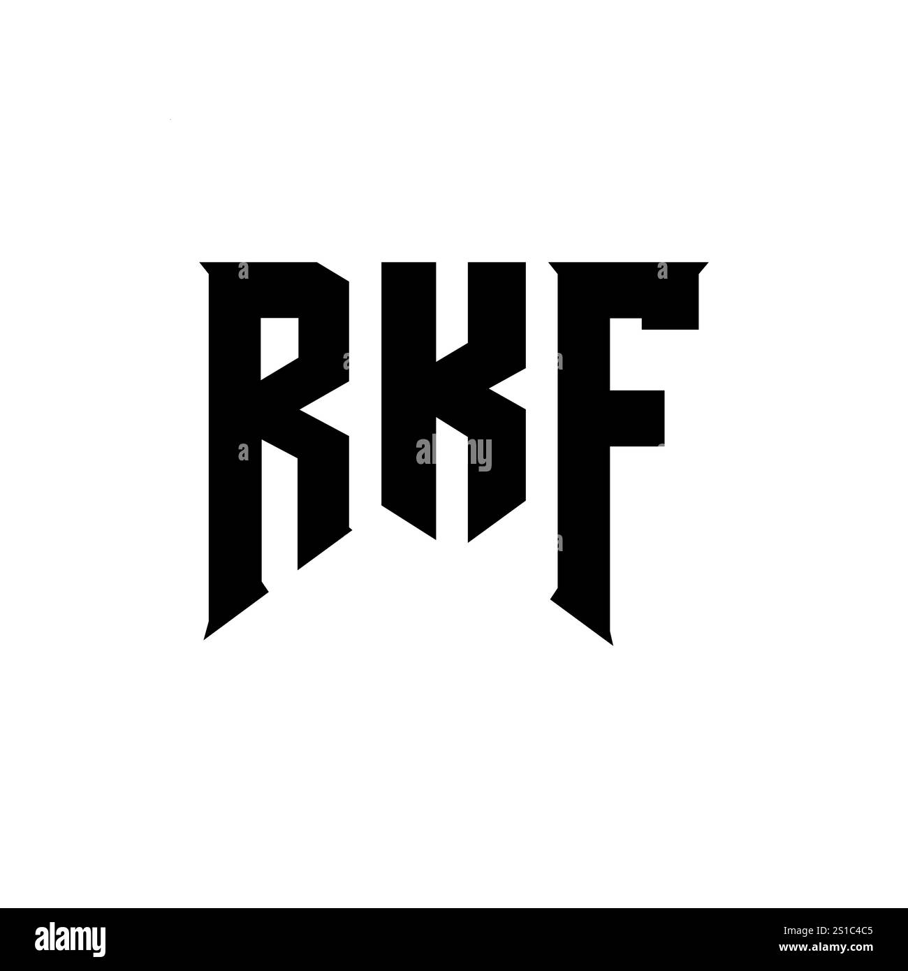 Rkf logo design Cut Out Stock Images & Pictures - Alamy