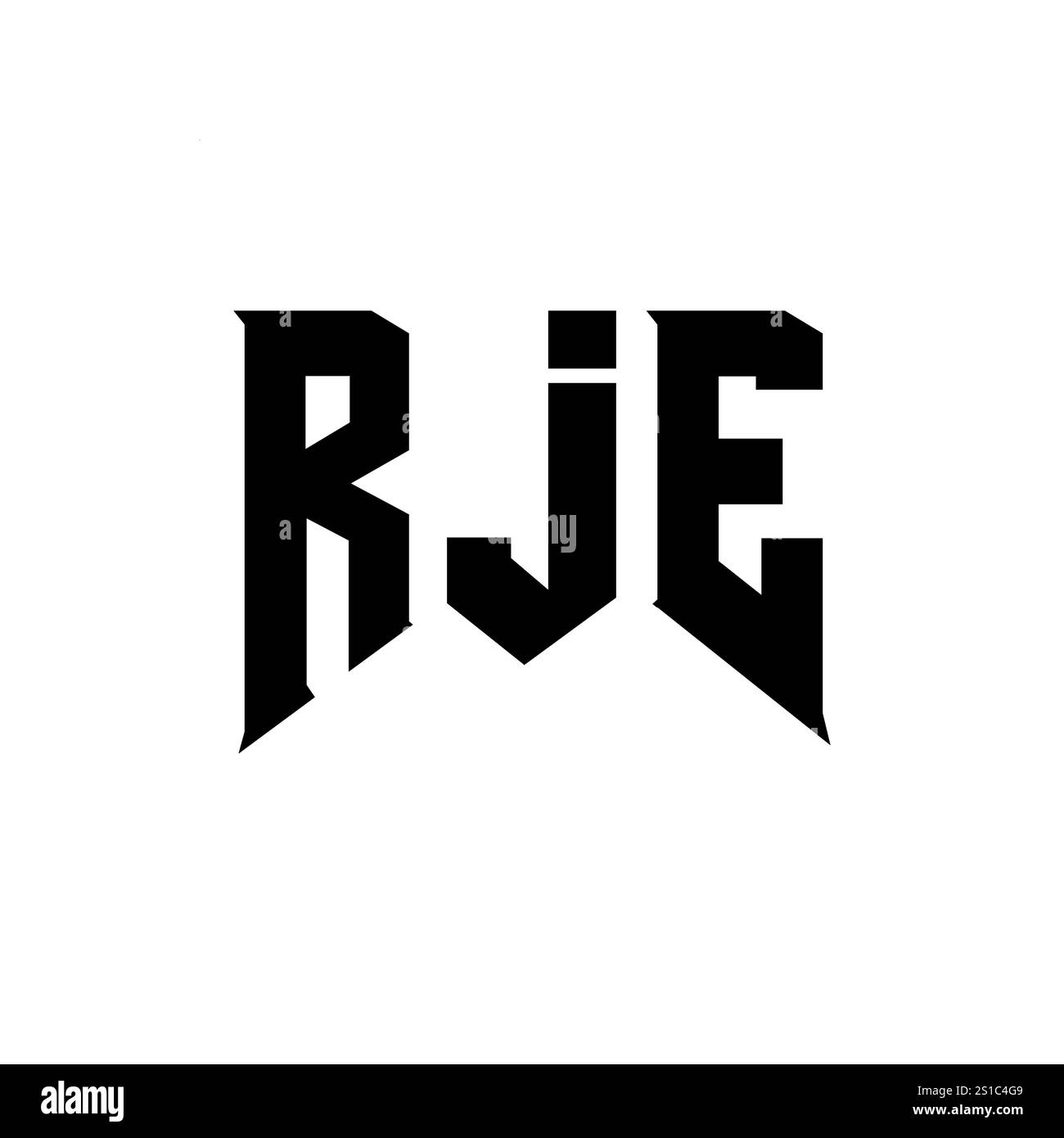Rje logo design hi-res stock photography and images - Alamy