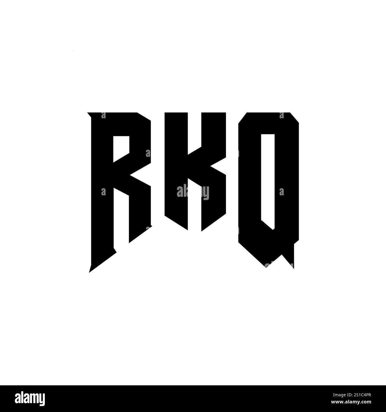 Rkq logo design hi-res stock photography and images - Alamy