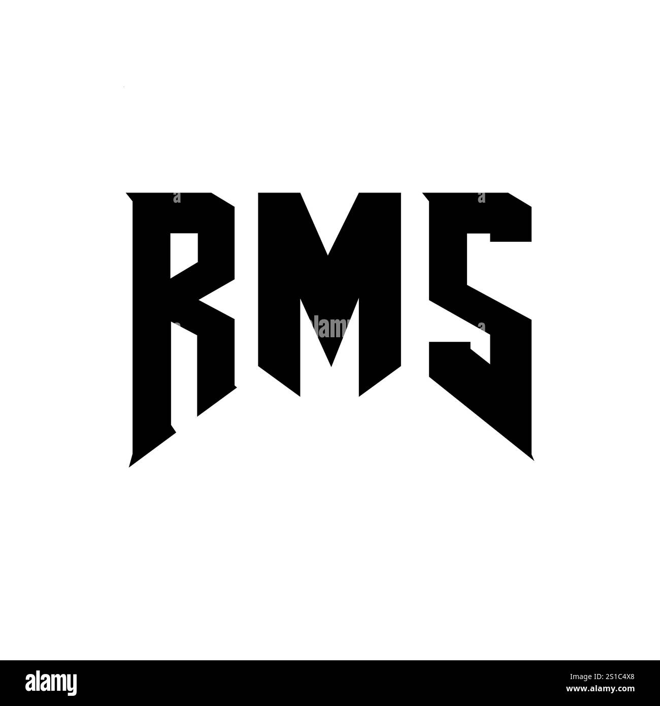RMS letter logo design for technology company. RMS logo design black ...