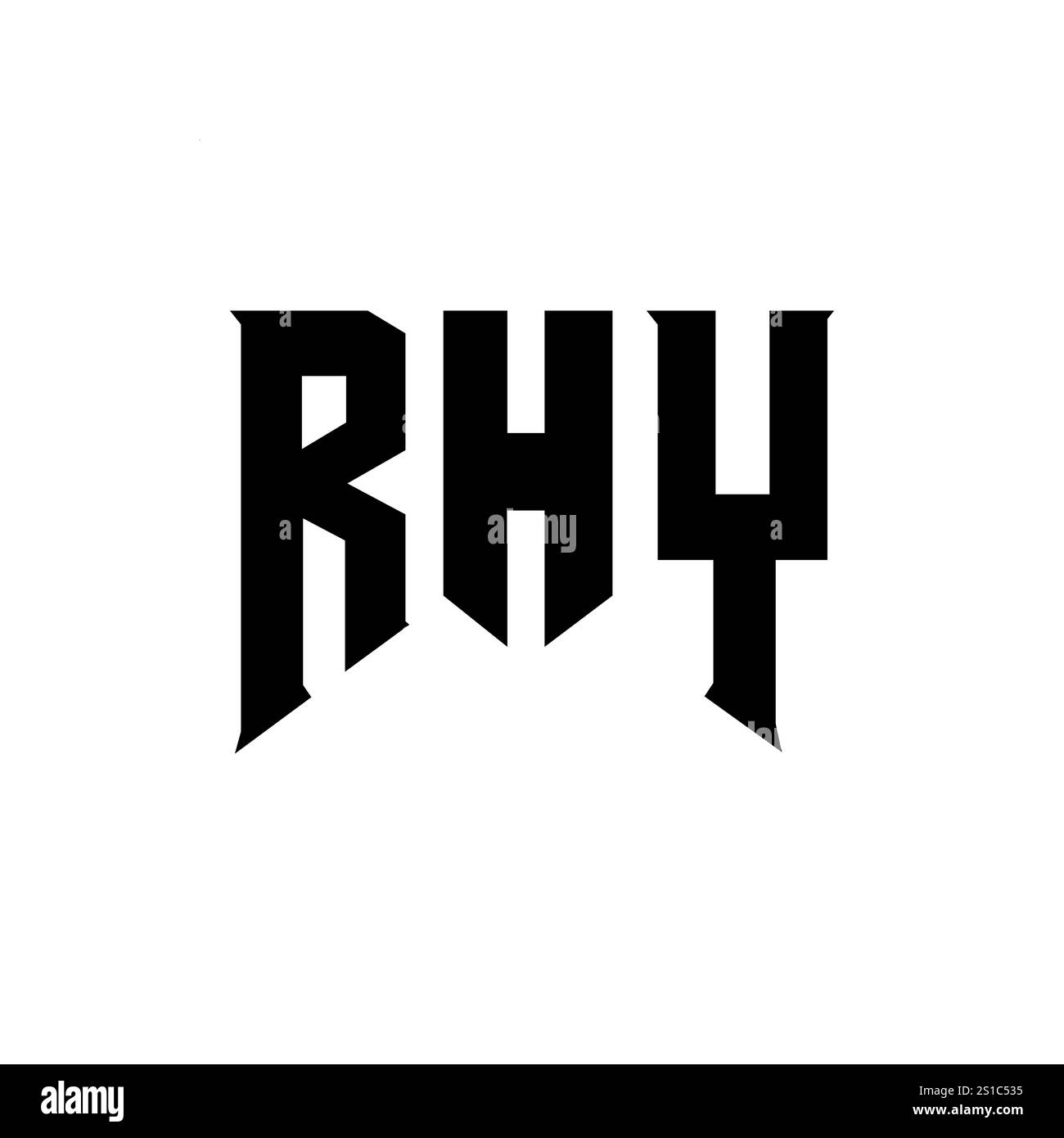 Rhy logo design hi-res stock photography and images - Alamy