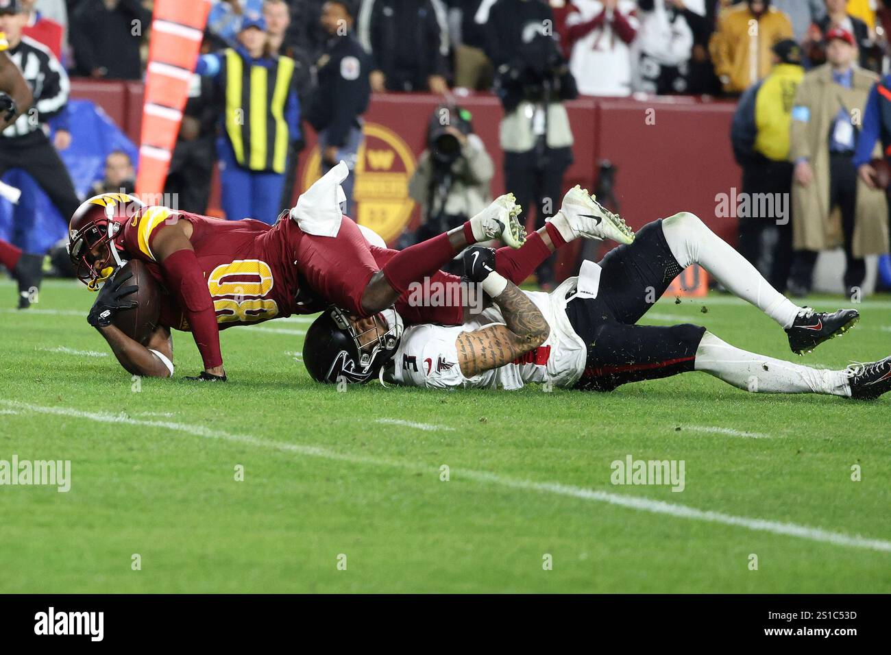 Washington Commanders wide receiver Jamison Crowder (80) makes a catch ...