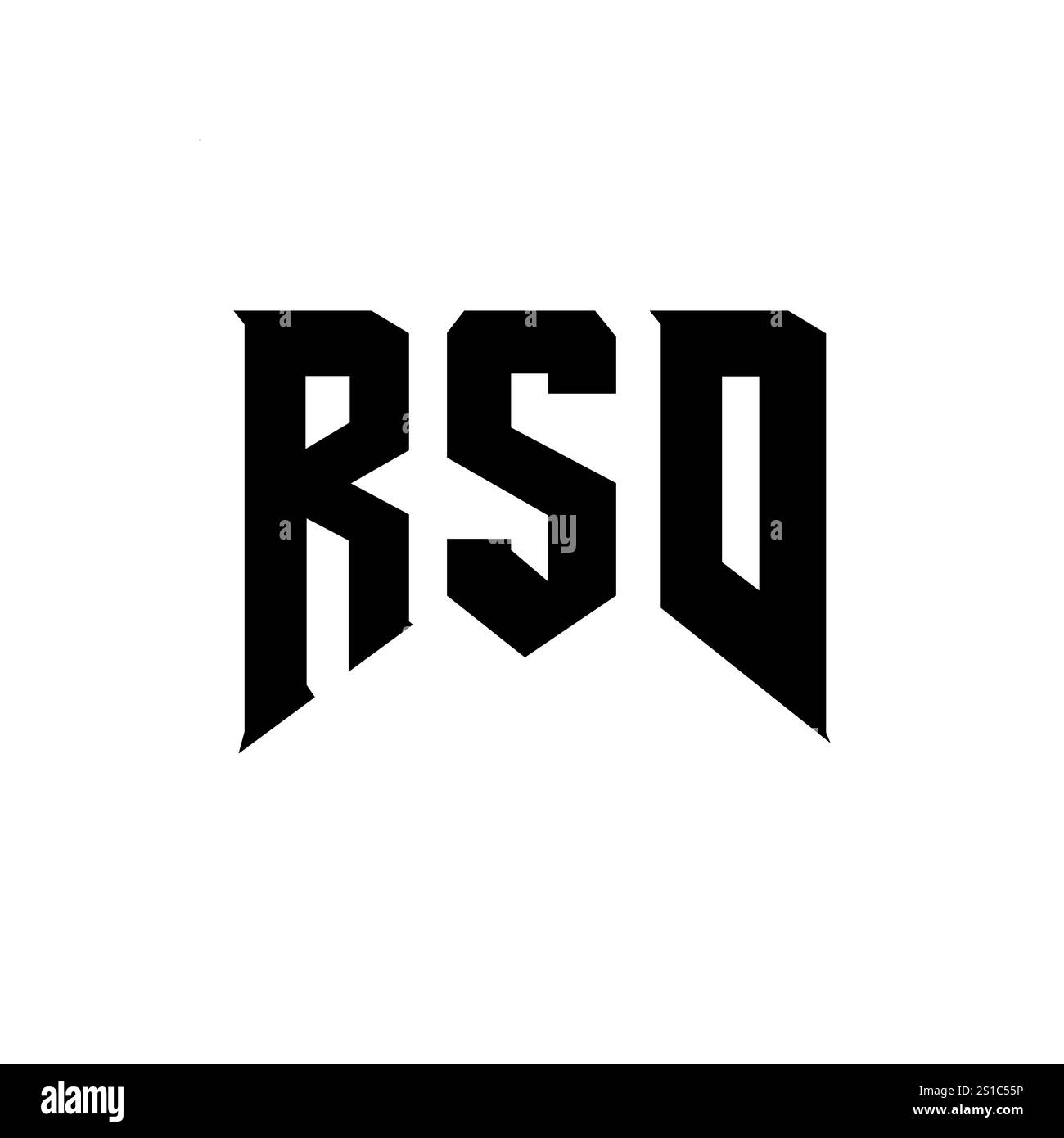 RSD letter logo design for technology company. RSD logo design black ...