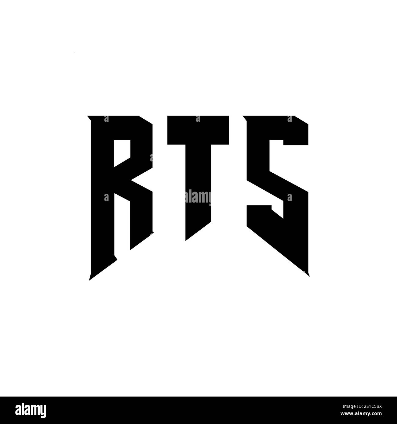 RTS letter logo design for technology company. RTS logo design black ...