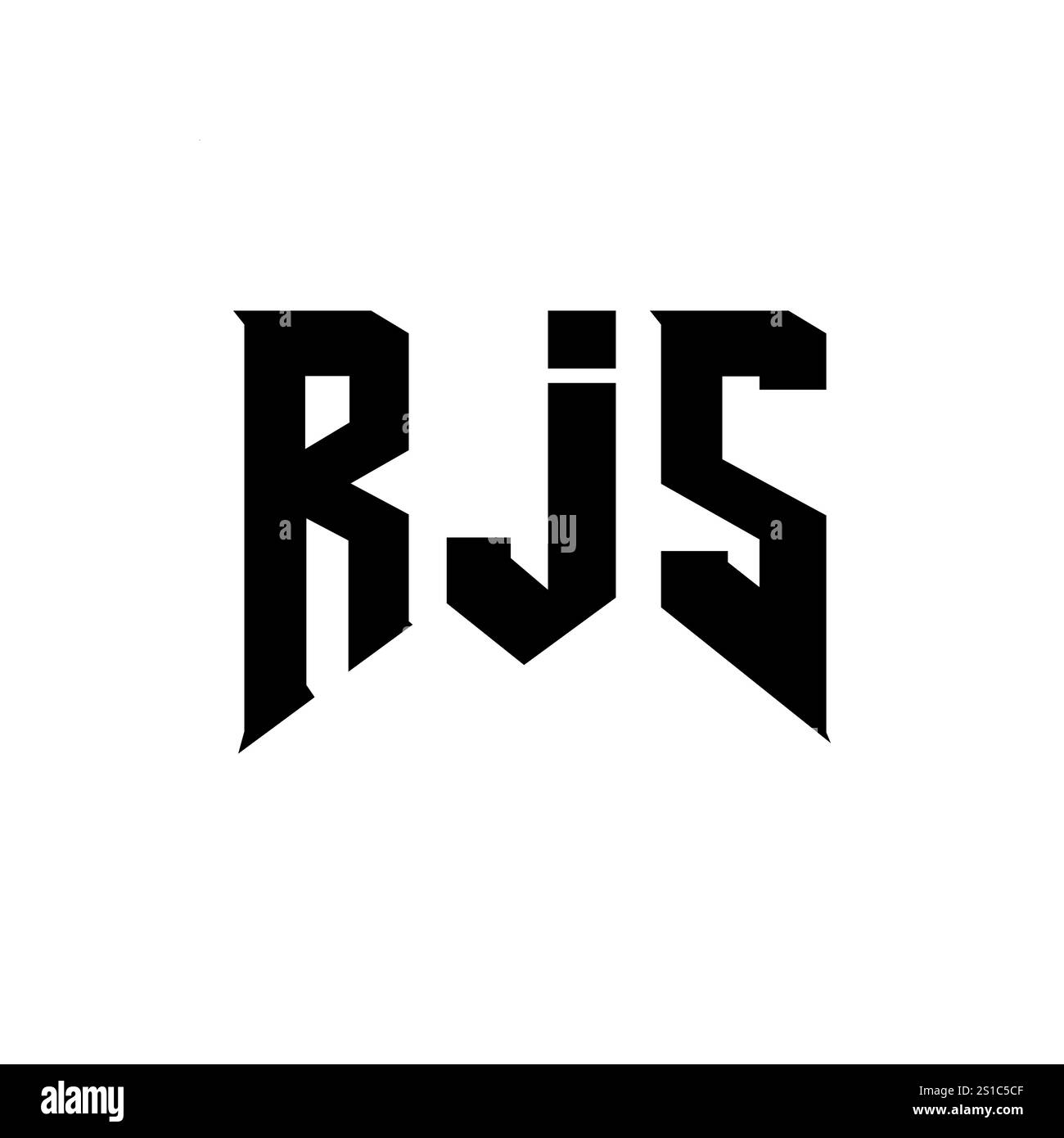 Rjs logo design hi-res stock photography and images - Alamy