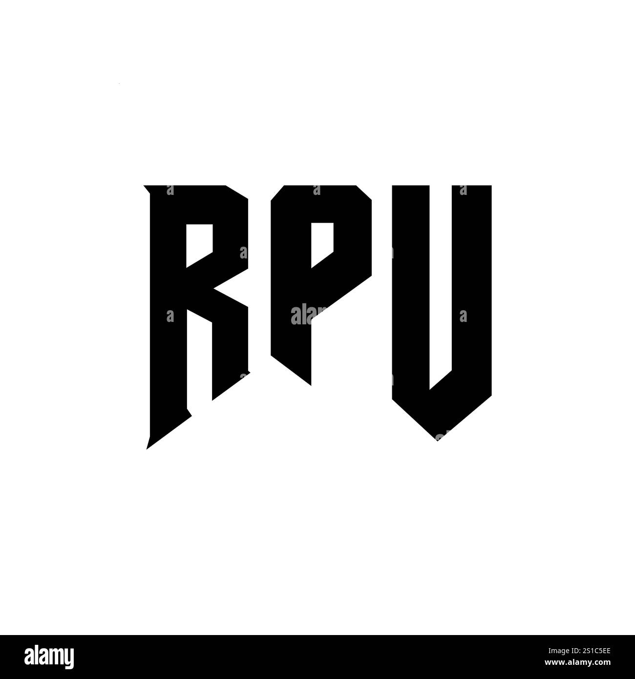 Rpu logo design hi-res stock photography and images - Alamy