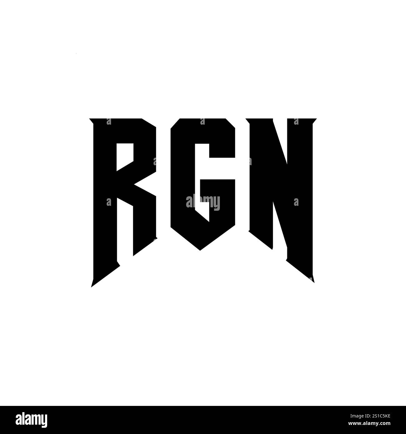 Rgn logo design hi-res stock photography and images - Alamy