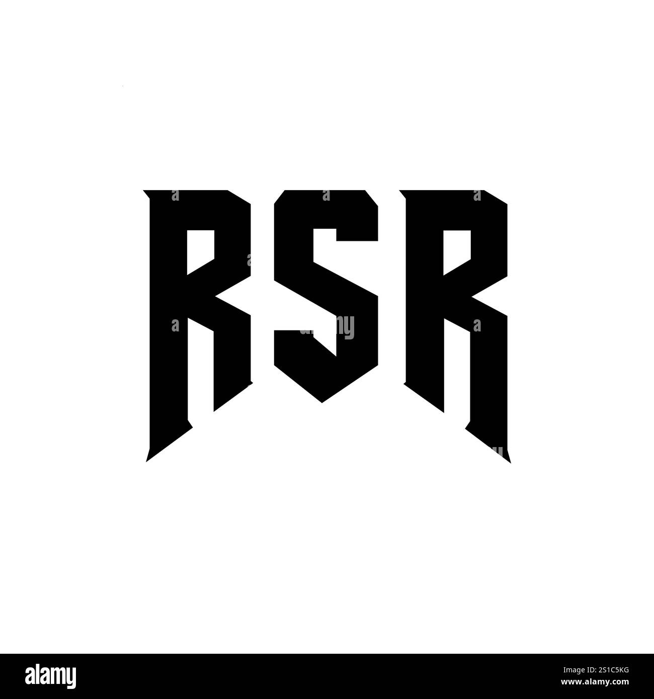 RSR letter logo design for technology company. RSR logo design black ...