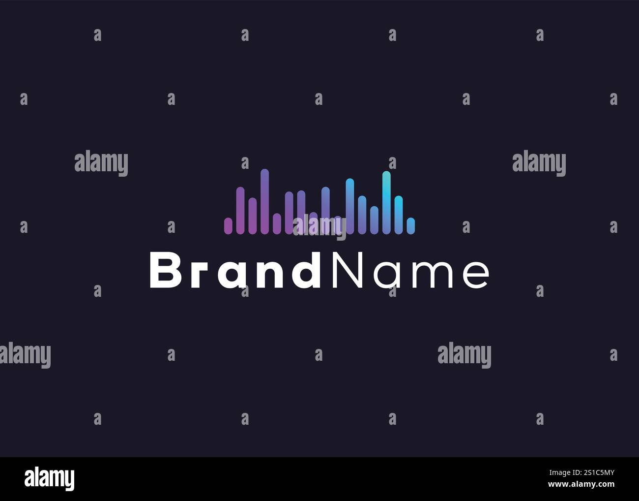 Music energy waveform Stock Vector Images - Alamy