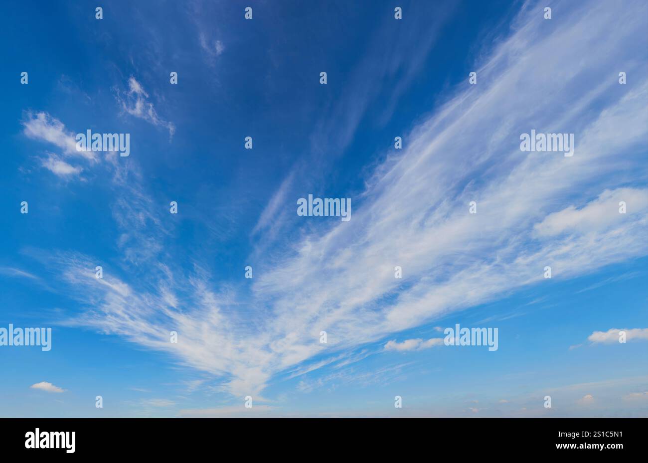 Panorama of daytime sky with clouds. sunset Sky background, daylight ...