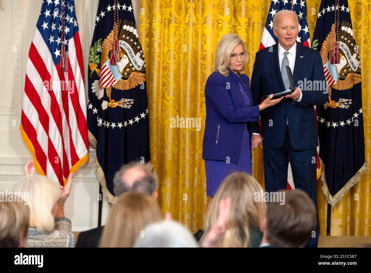 President Joe Biden awards the Presidential Citizens Medal to former ...